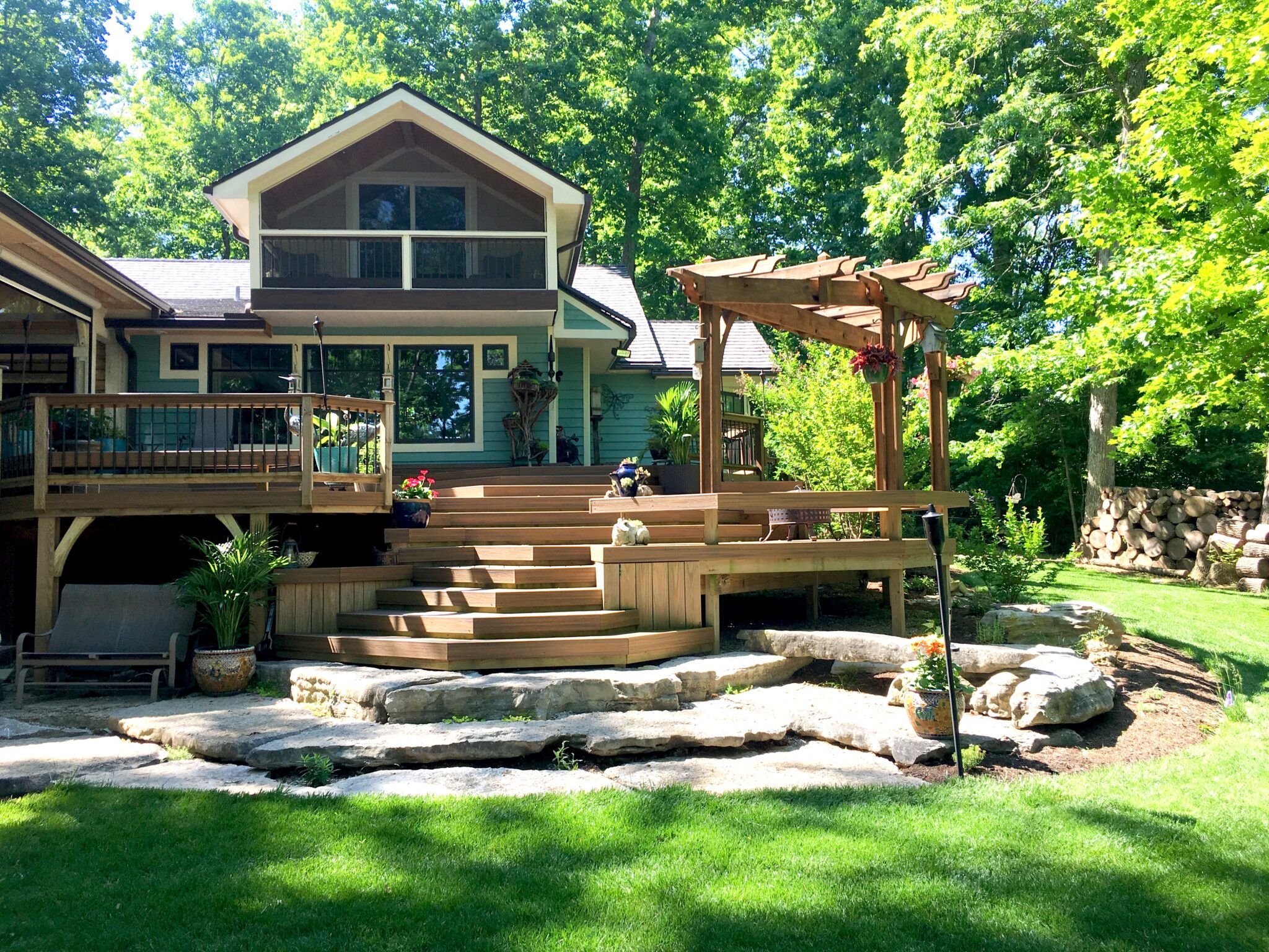 Paver Patios - American Deck & Sunroom Company